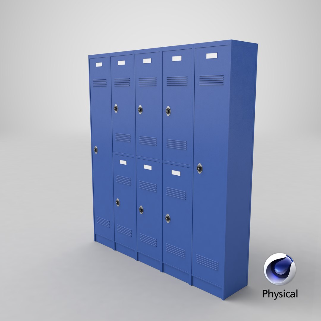 Lockers 01 model - TurboSquid 1793990