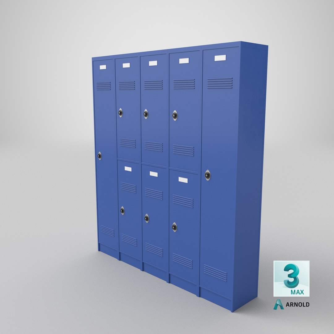 Lockers 01 model - TurboSquid 1793990