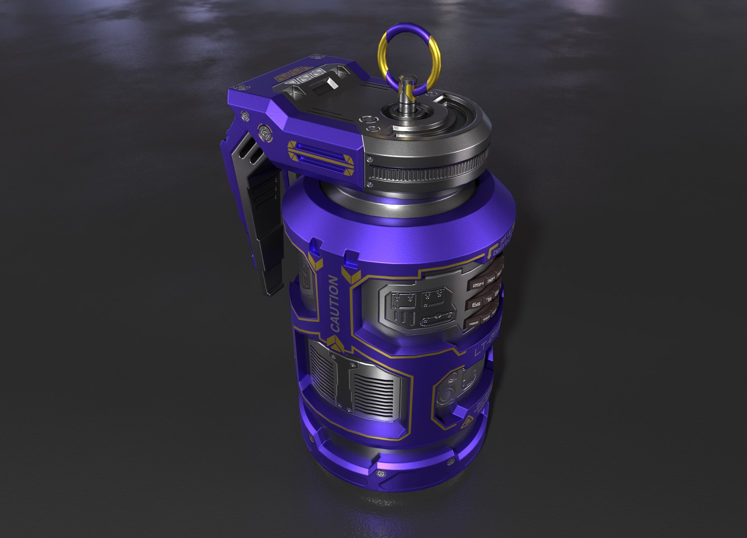3D model Sci-fi Grenade - TurboSquid 2019392