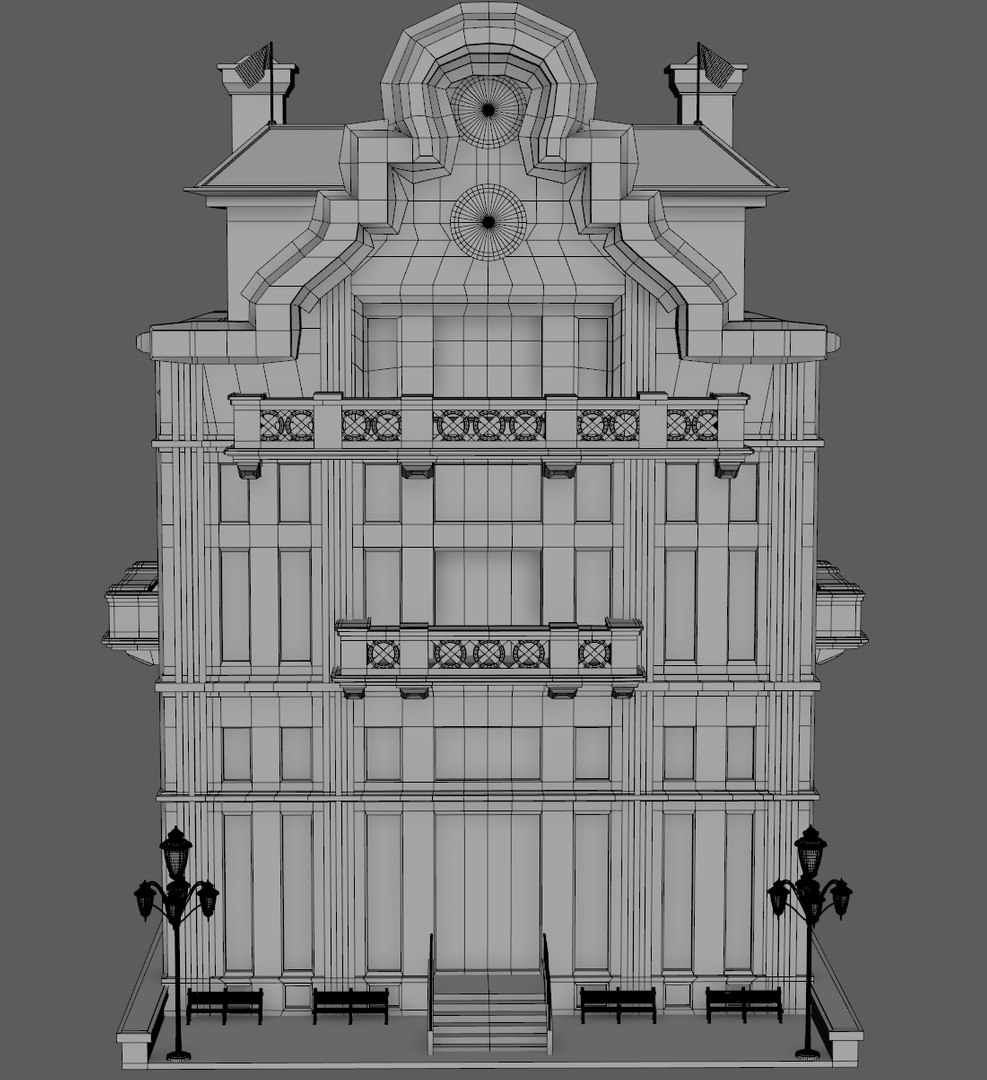 3D Building Medieval Old - TurboSquid 1459812