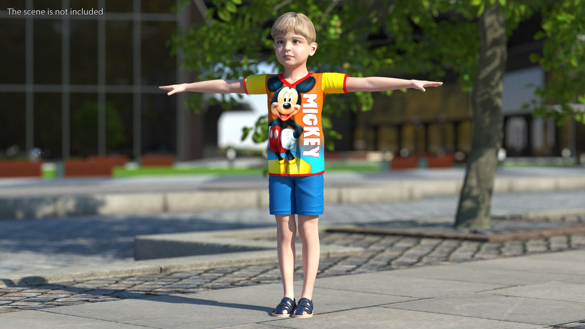 Realistic Child Boy T-Pose 3D Model - TurboSquid 1919170