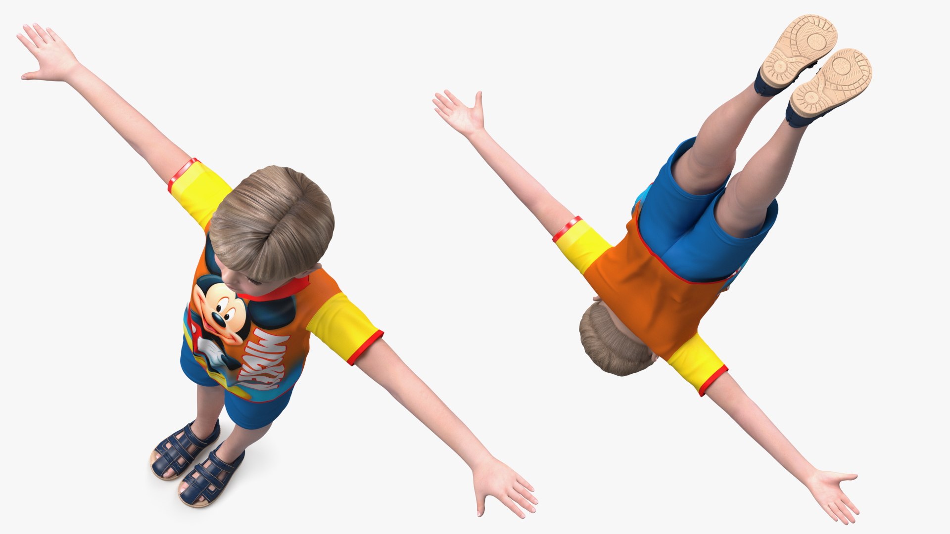 Realistic Child Boy T-Pose 3D Model - TurboSquid 1919170