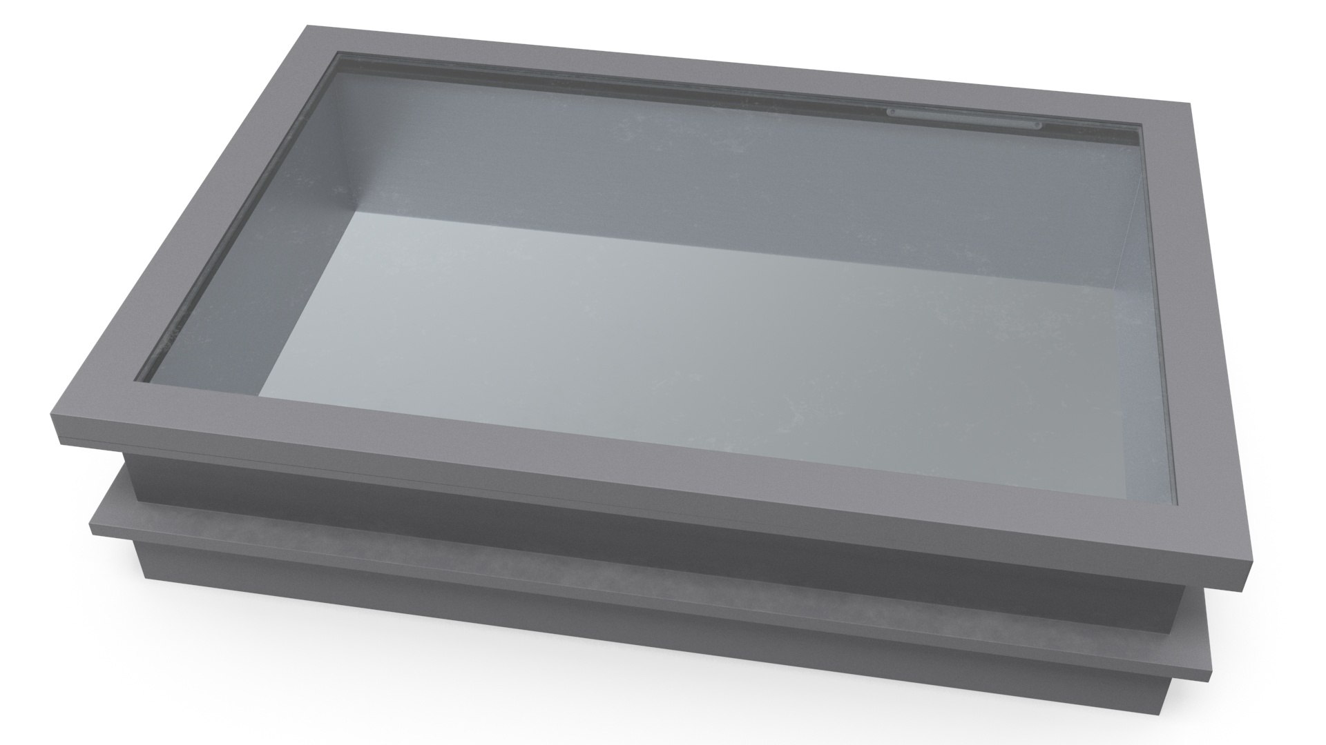 3D Modern Skylight Rectangle Window - TurboSquid 2193373