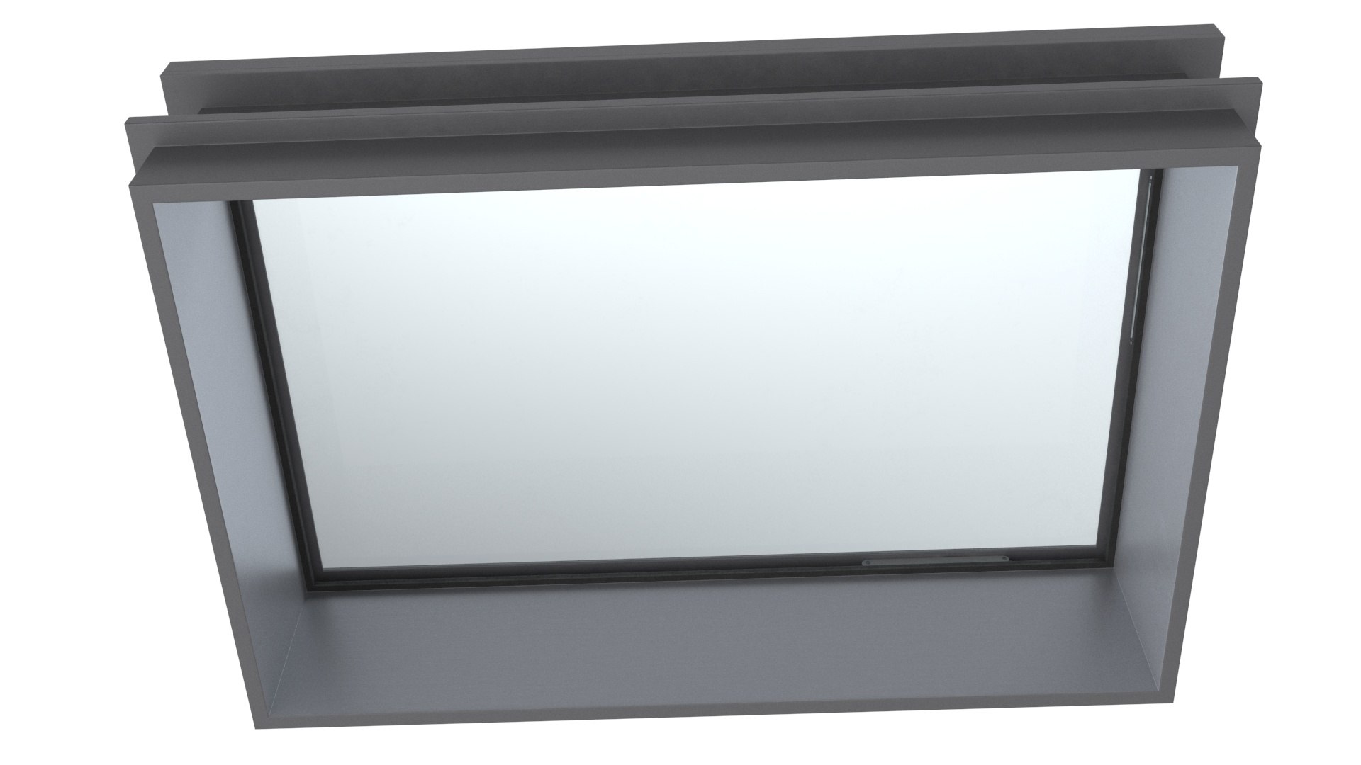 3D Modern Skylight Rectangle Window - TurboSquid 2193373