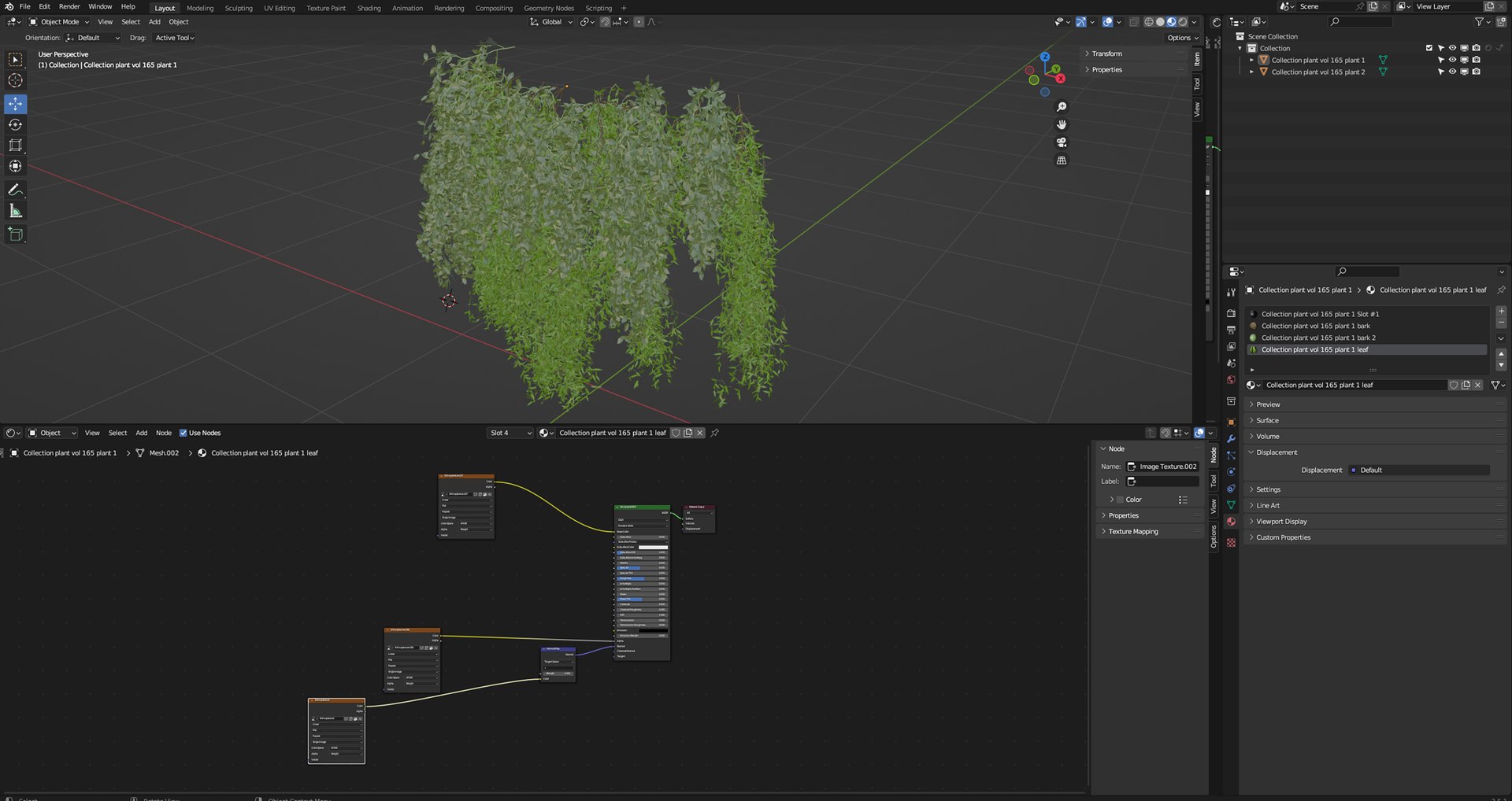 3D Collection Plant Vol 165 - Blemder Model - TurboSquid 2086037