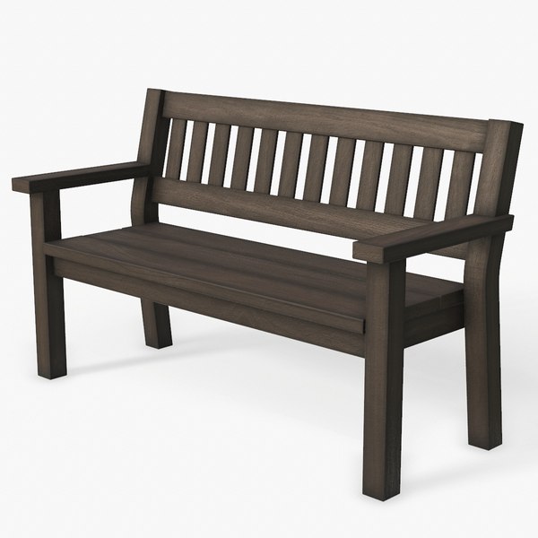Pbr garden park bench model - TurboSquid 1664456