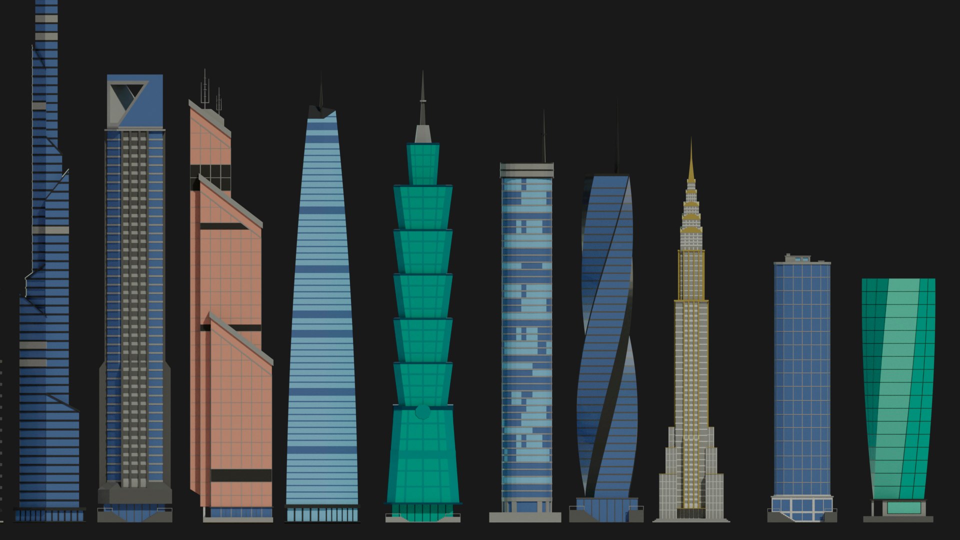 Buildings Skyscraper Architecture 3D Model - TurboSquid 1567058