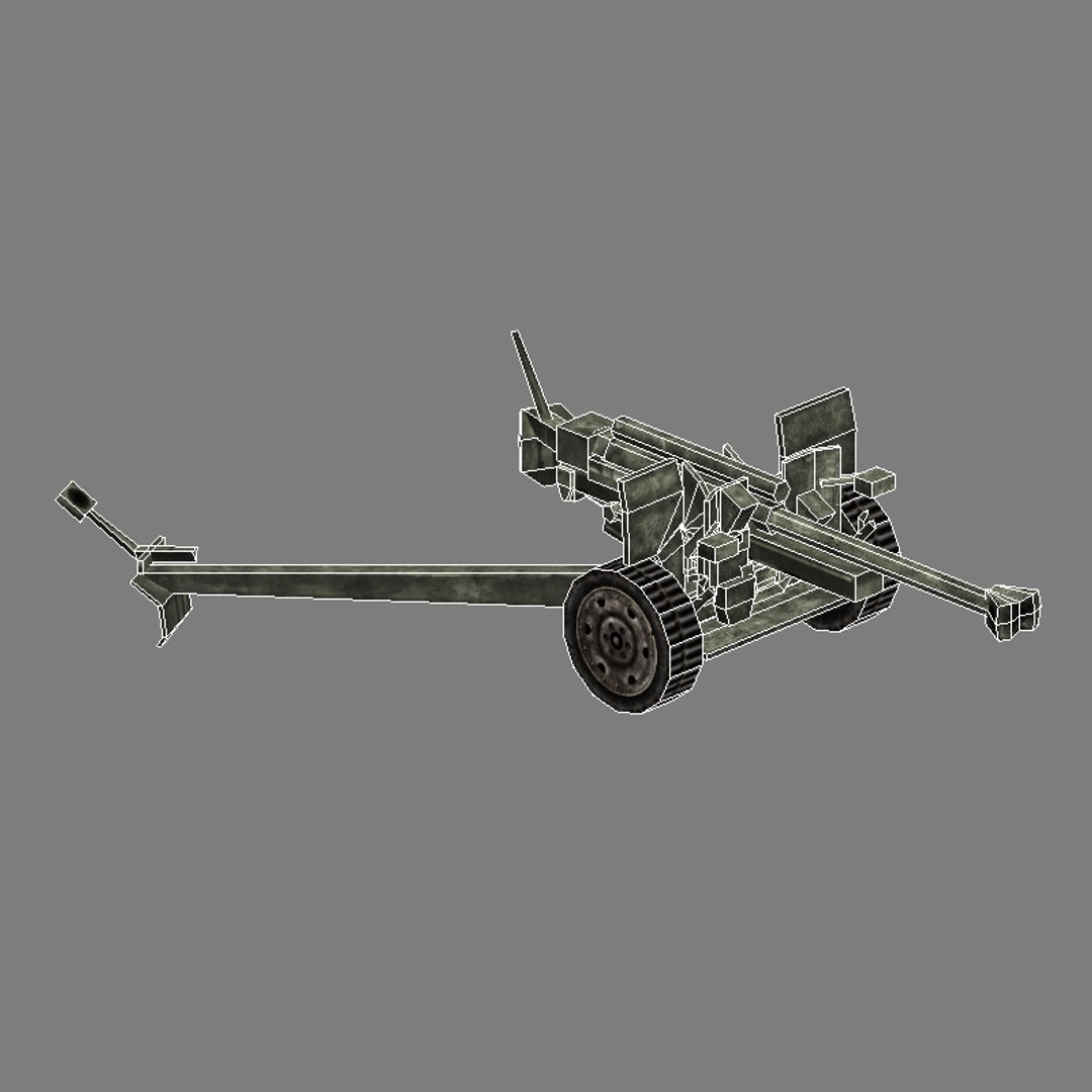 Second Artillery Cannon 3d 3ds
