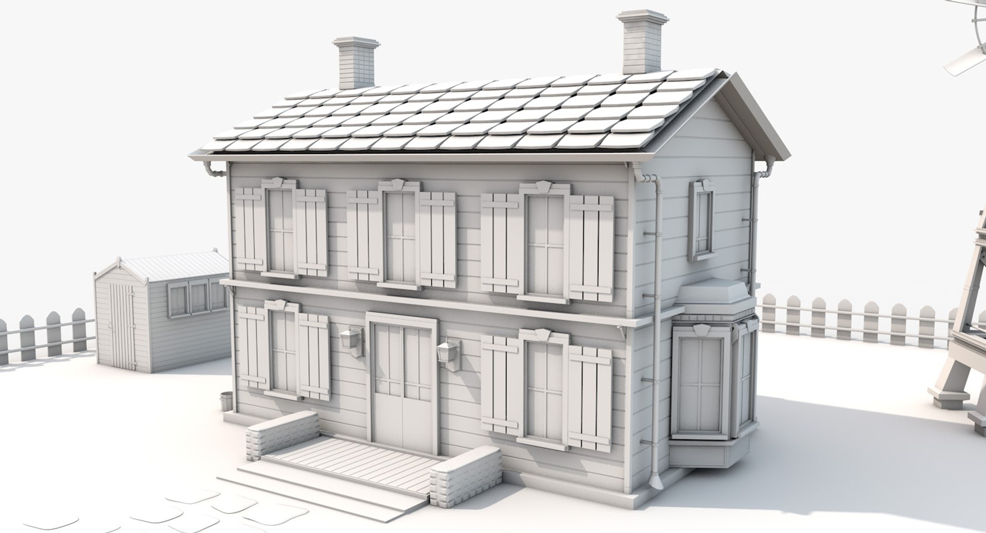 C4d Designs Country House