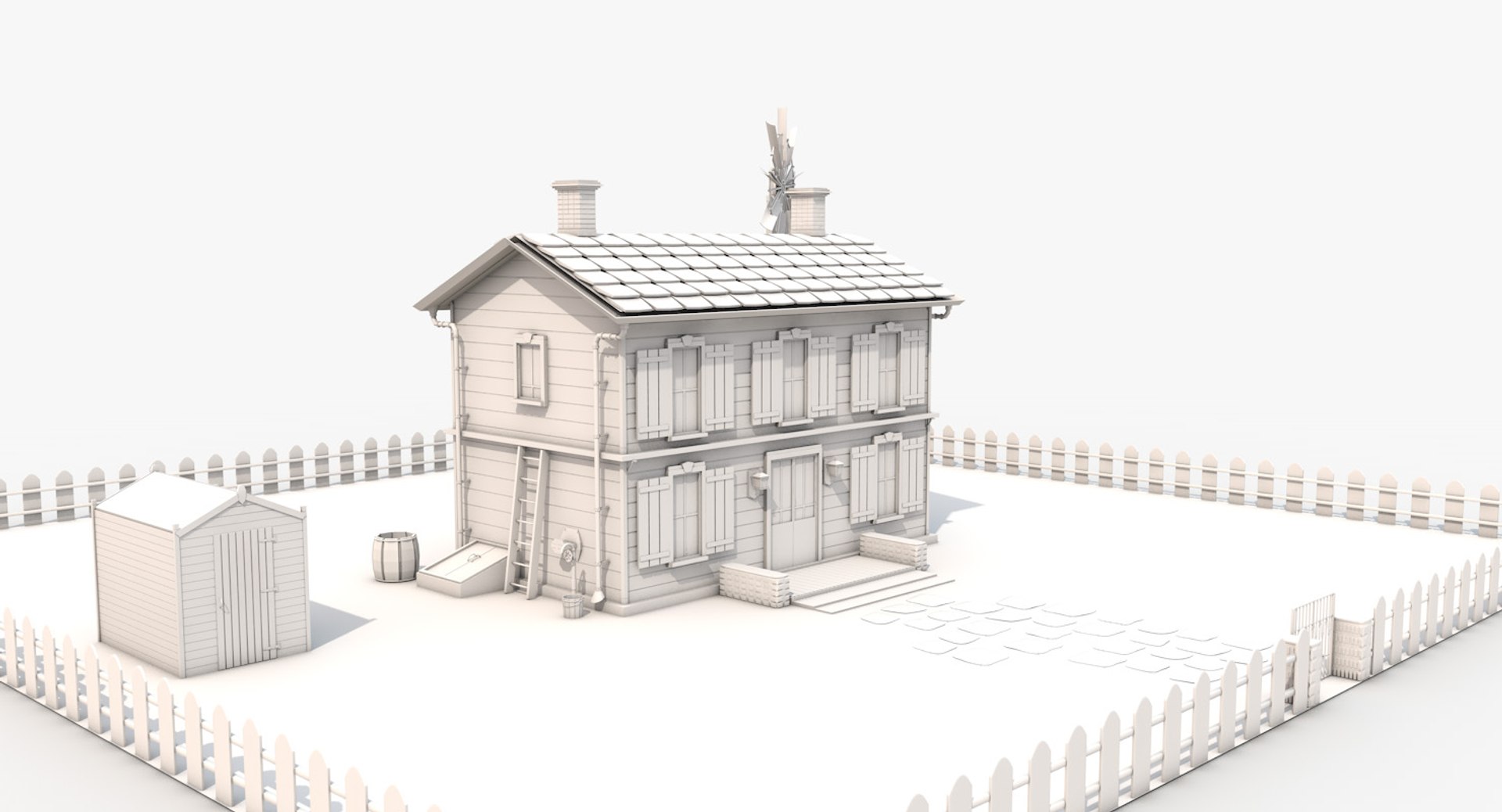 C4d Designs Country House