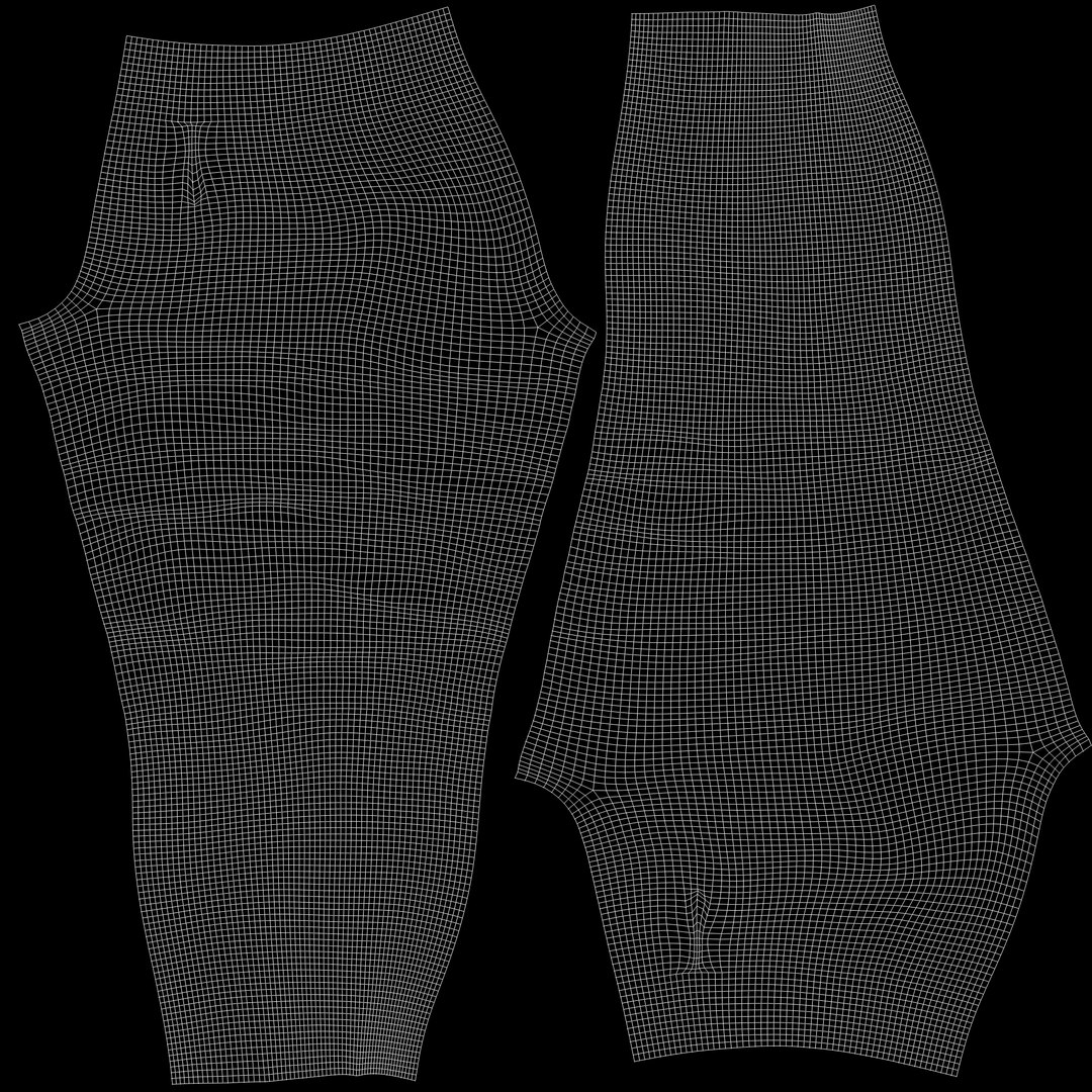 Shiny Maroon Pants And See Through Effect Top Combo 3D - TurboSquid 1920293