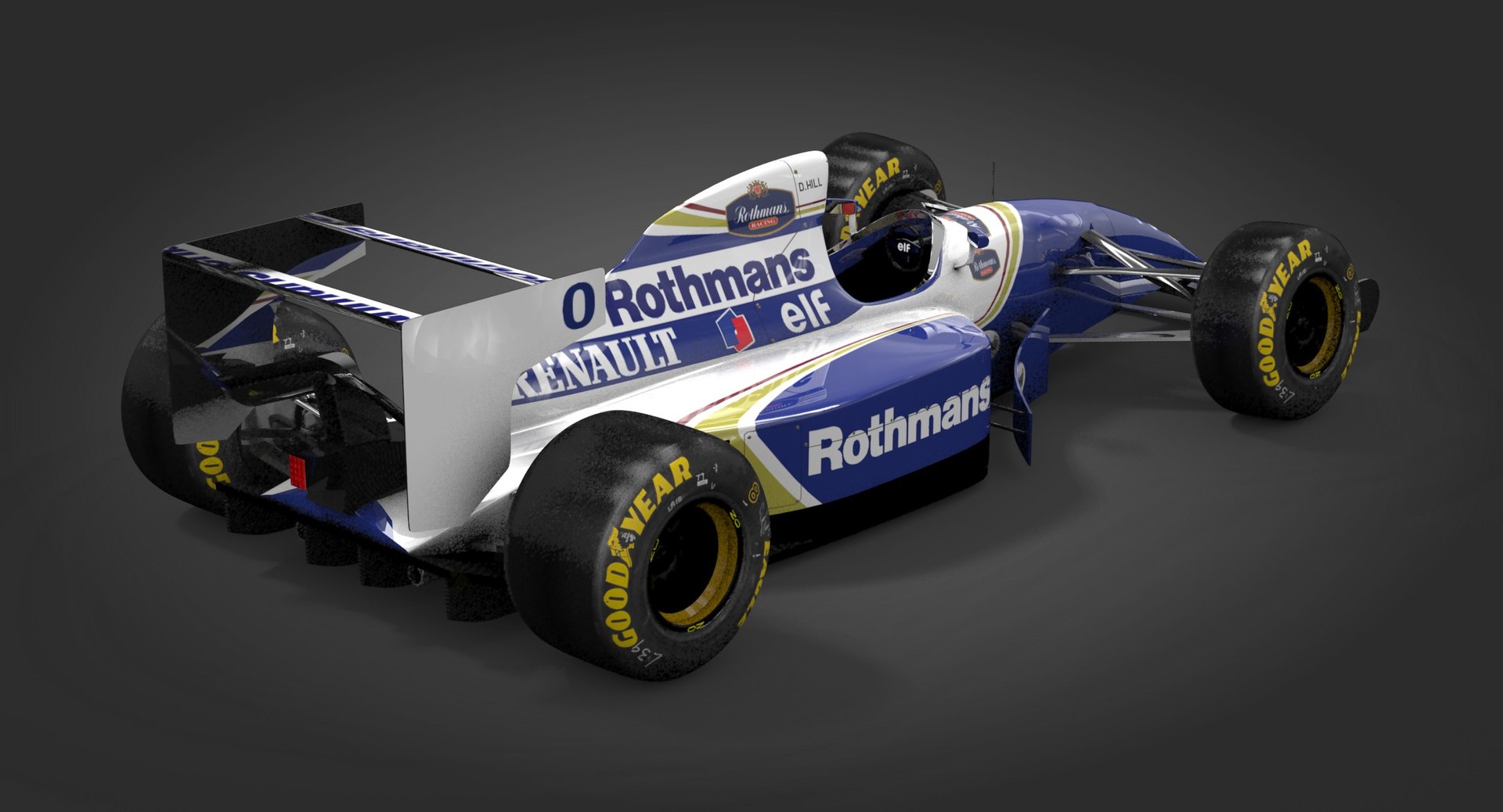 Williams Fw16b Formula 1 3d Model
