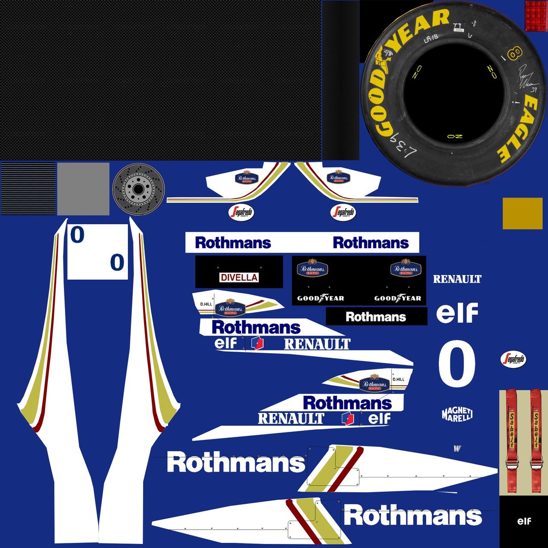 Williams Fw16b Formula 1 3d Model