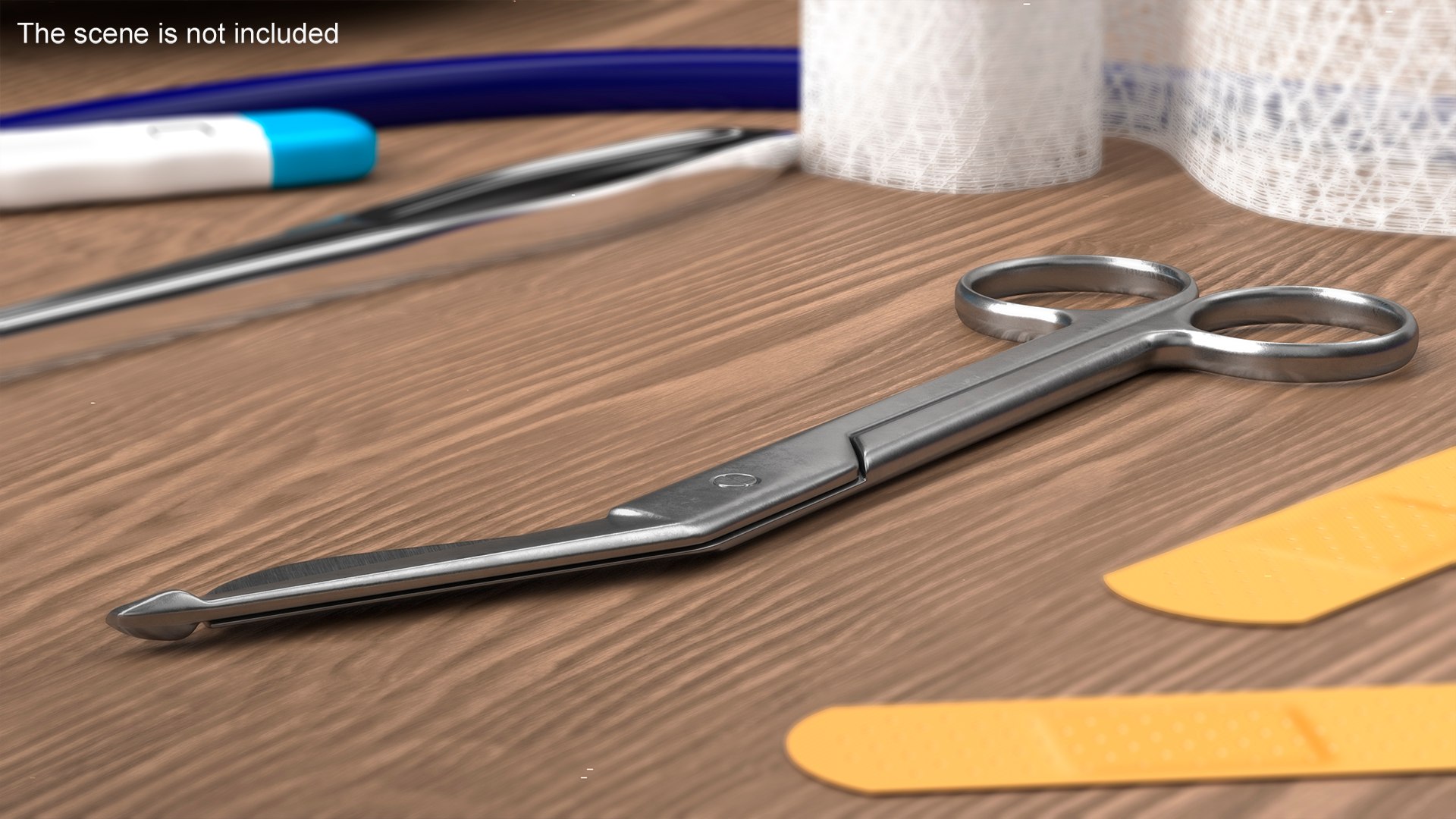 Medical Bandage Scissors Steel model - TurboSquid 2147327