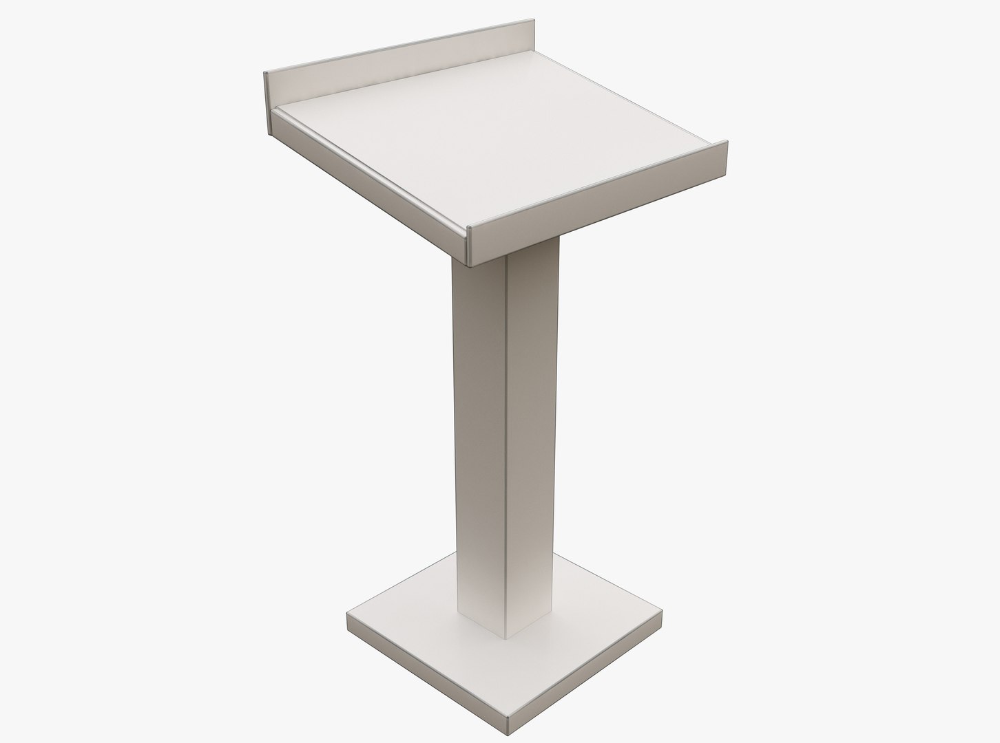 3D Lectern Model - TurboSquid 1824884