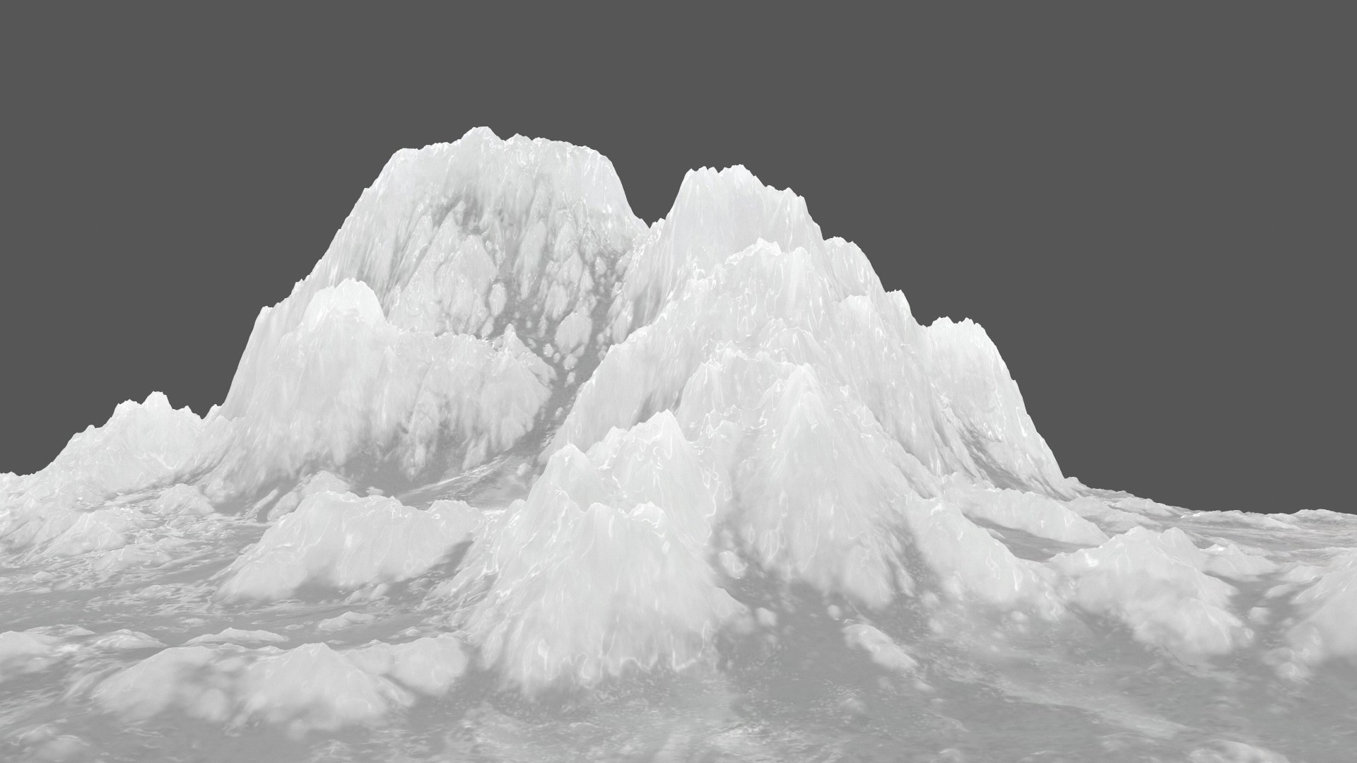 3D Model Snow Mountain - TurboSquid 1182273