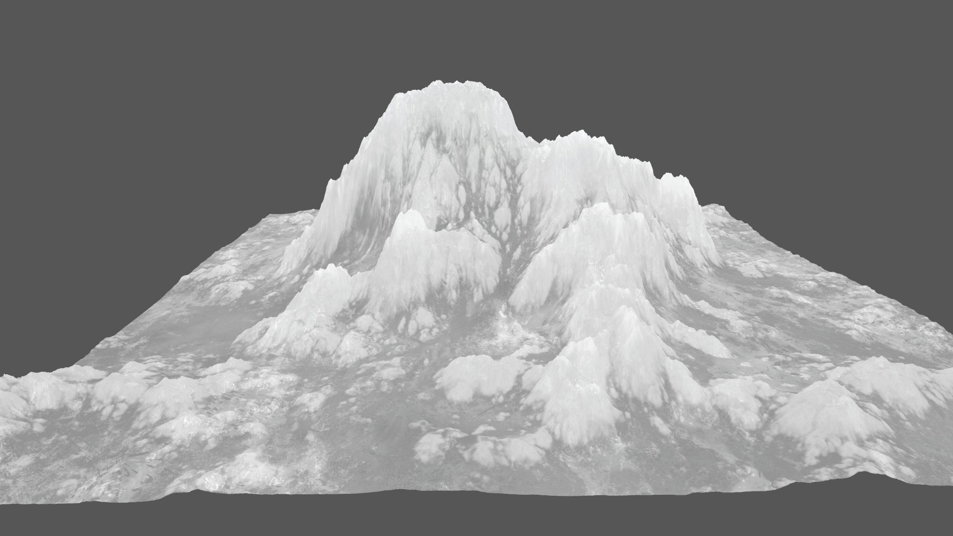 3D Model Snow Mountain - TurboSquid 1182273