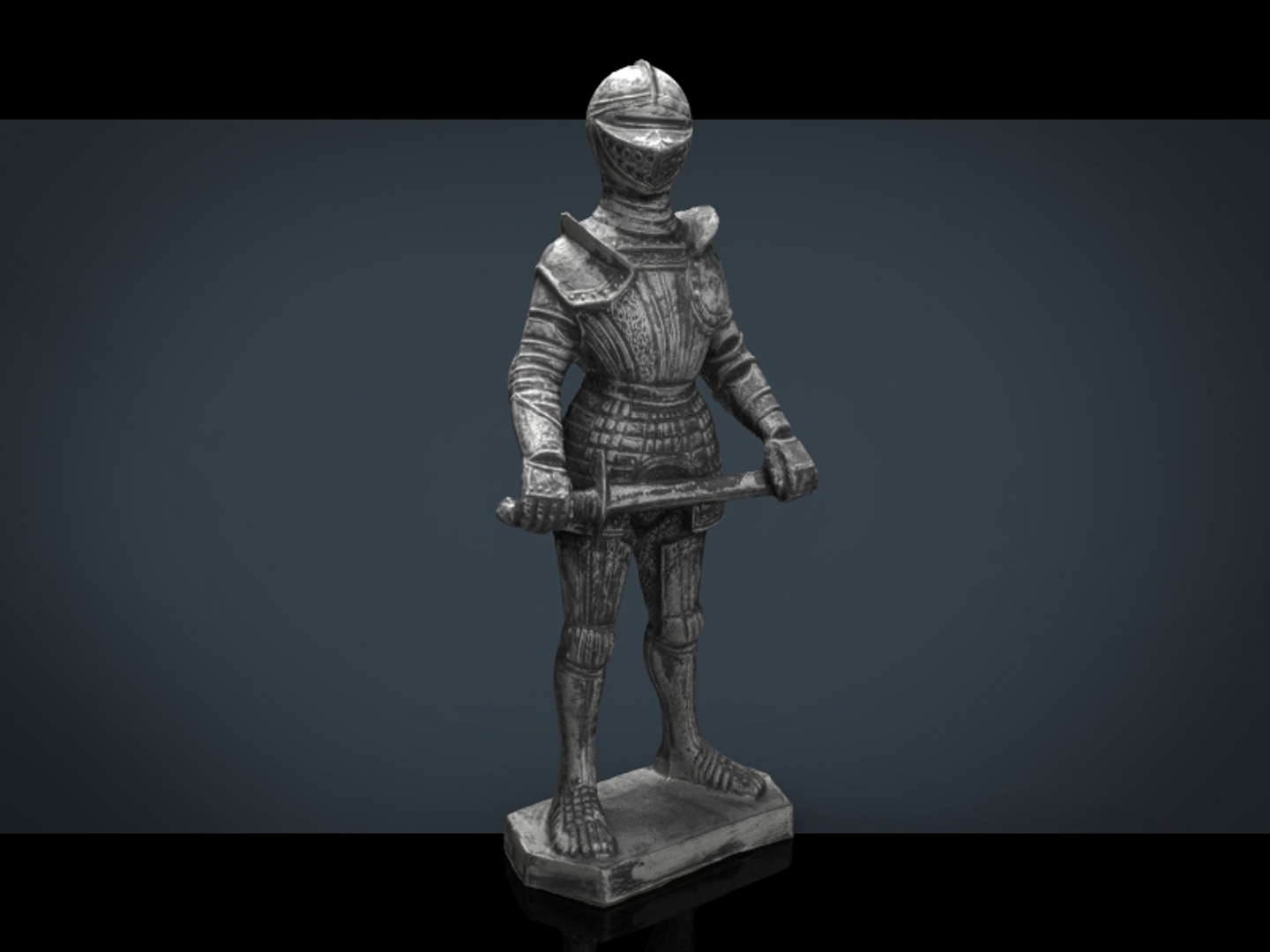 Medieval Knight Obj