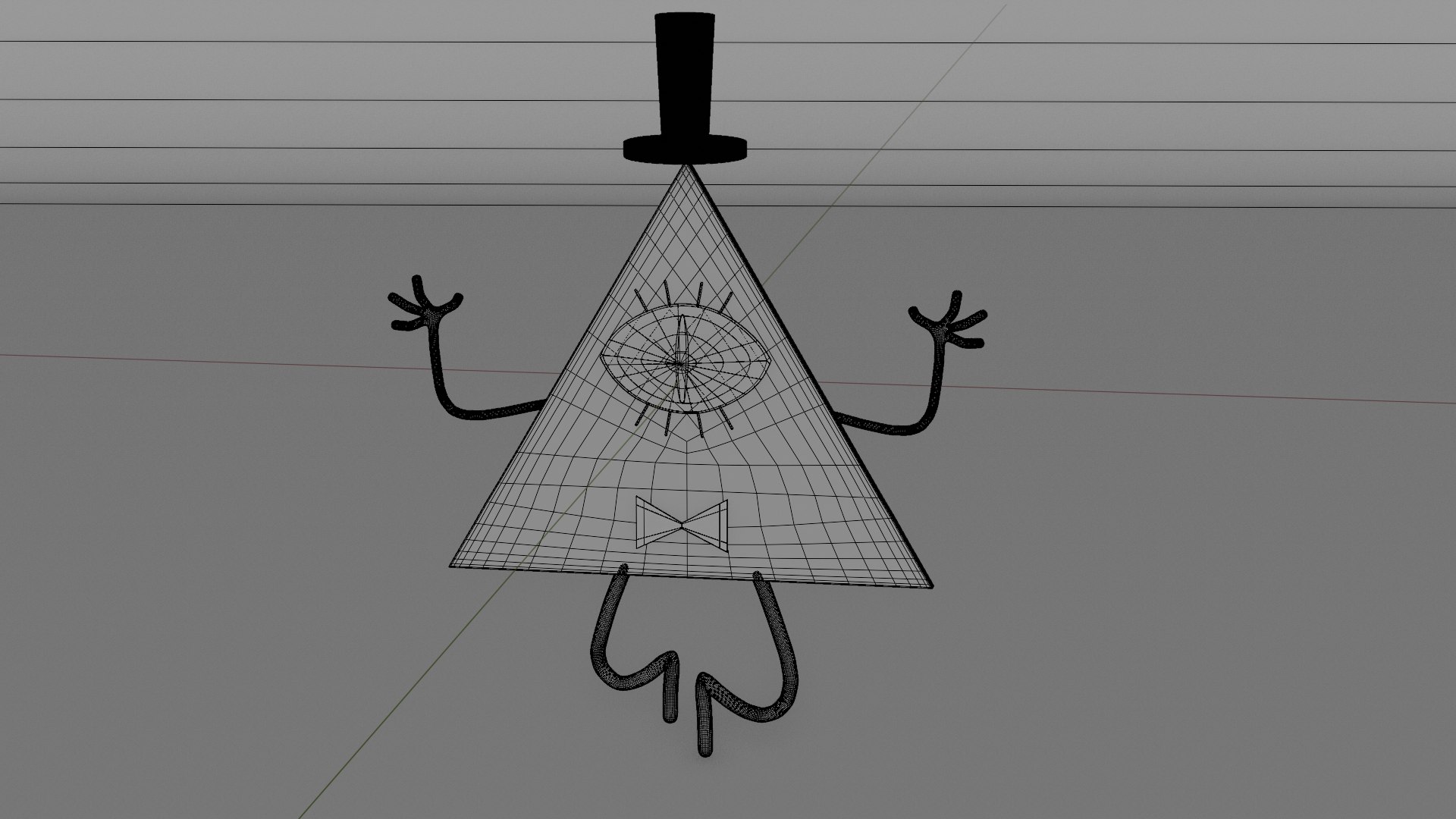 Bill Cipher Cartoon Character 3D - TurboSquid 2314342