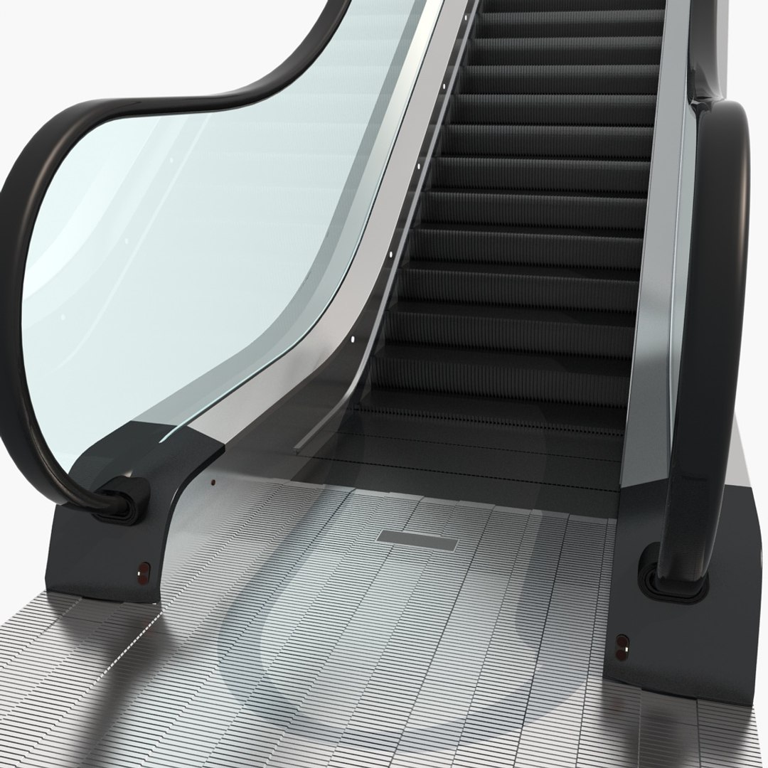 Escalator 3D Model - TurboSquid 1346656