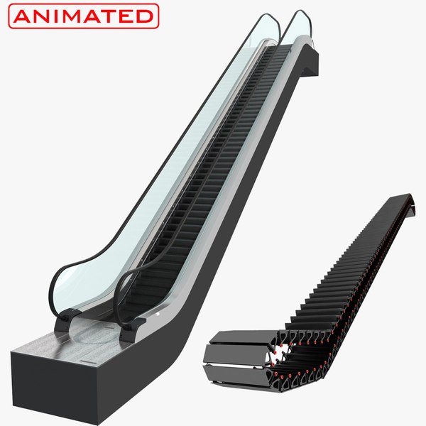 Animated Escalator 3D Models for Download | TurboSquid
