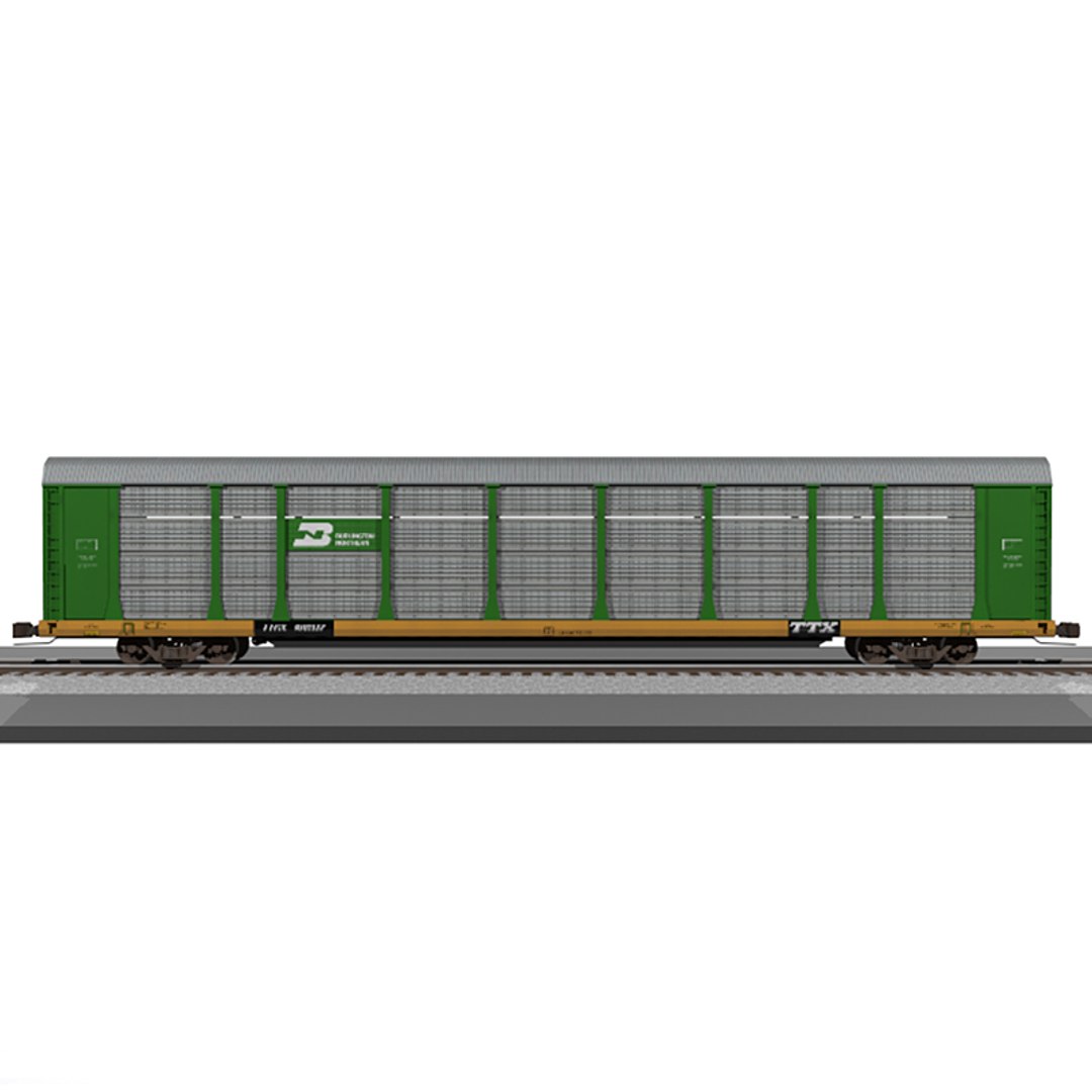Cinema4d Train Car Autorack