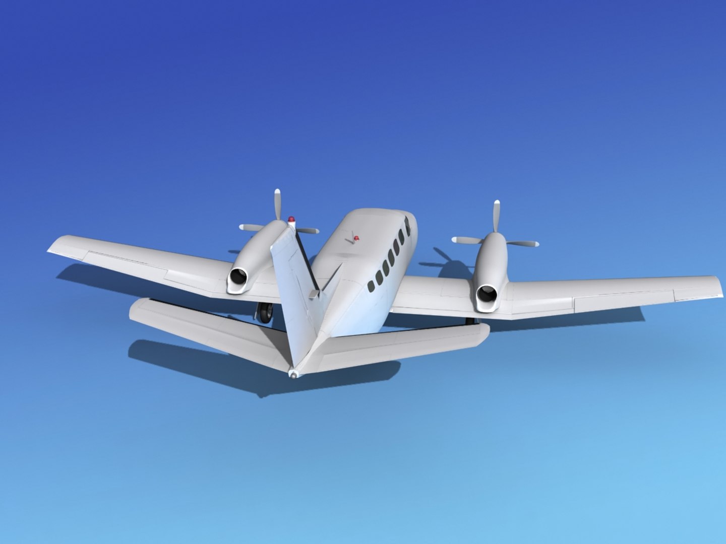 3d Model Propellers Cessna 441 Conquest