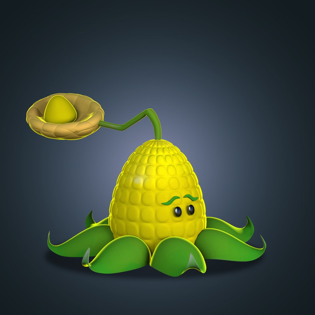 3d Model Zombie Plants