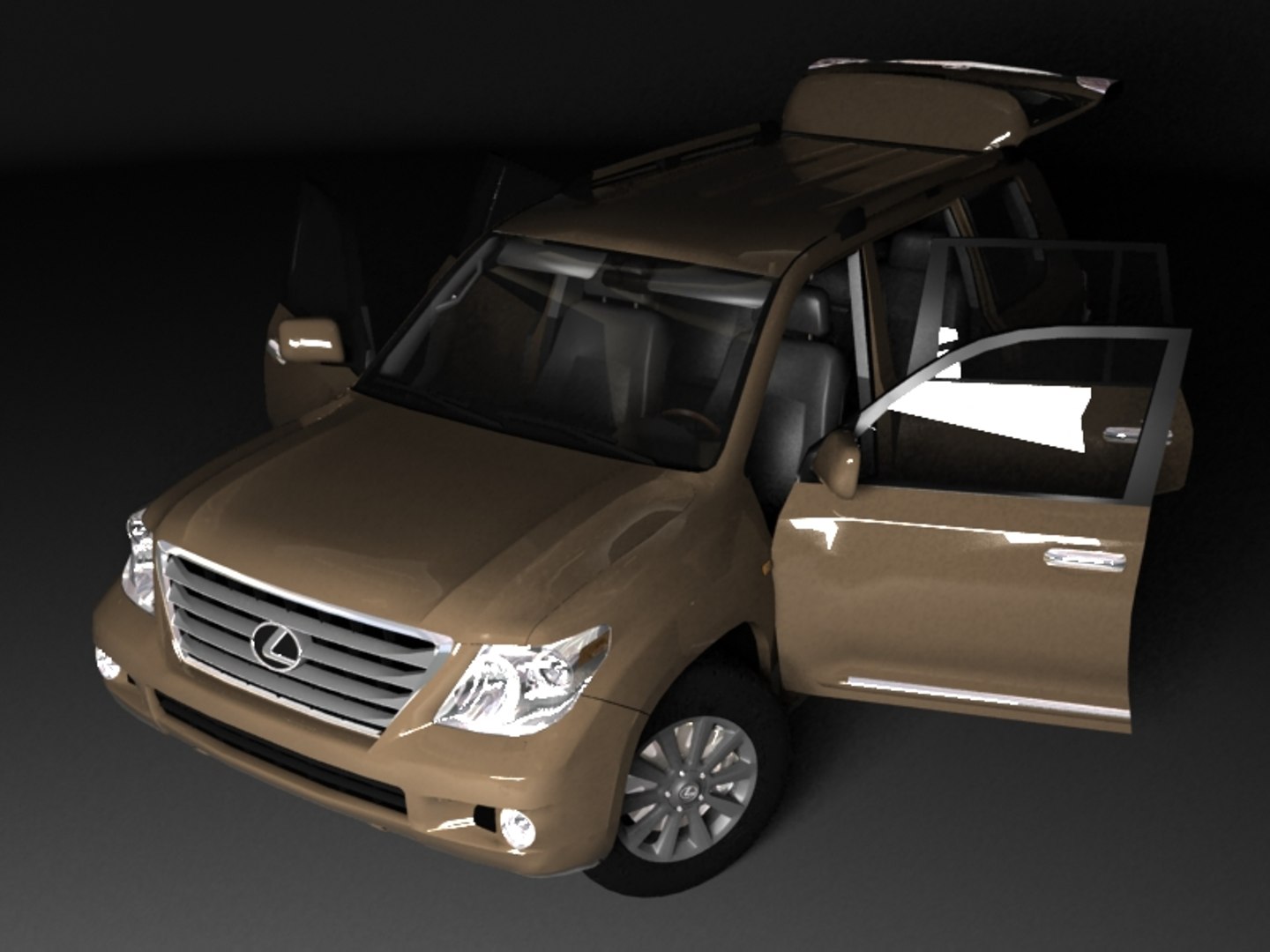 Lexus Lx 3d Max