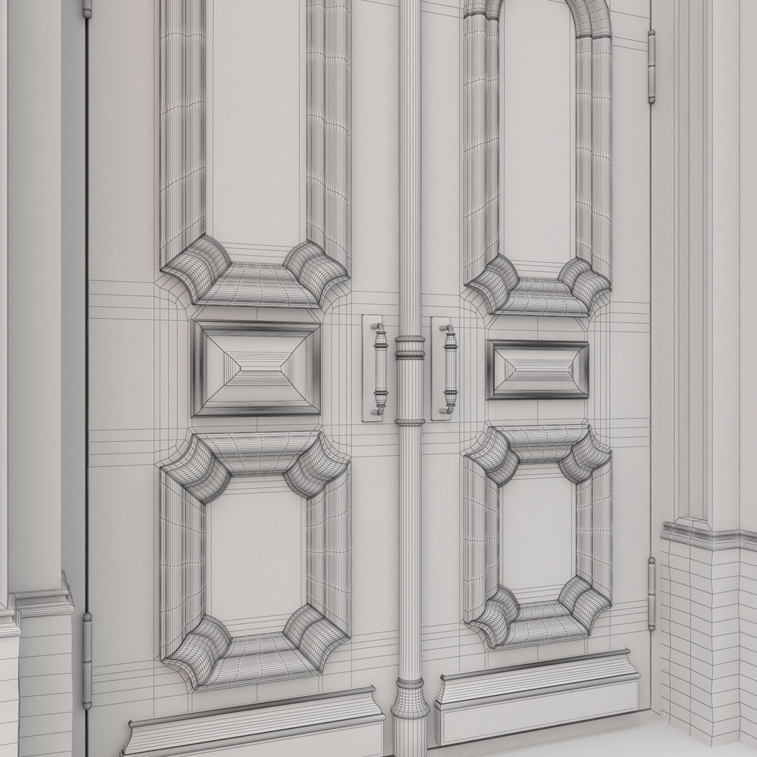 Entrance Door Model - TurboSquid 1522406