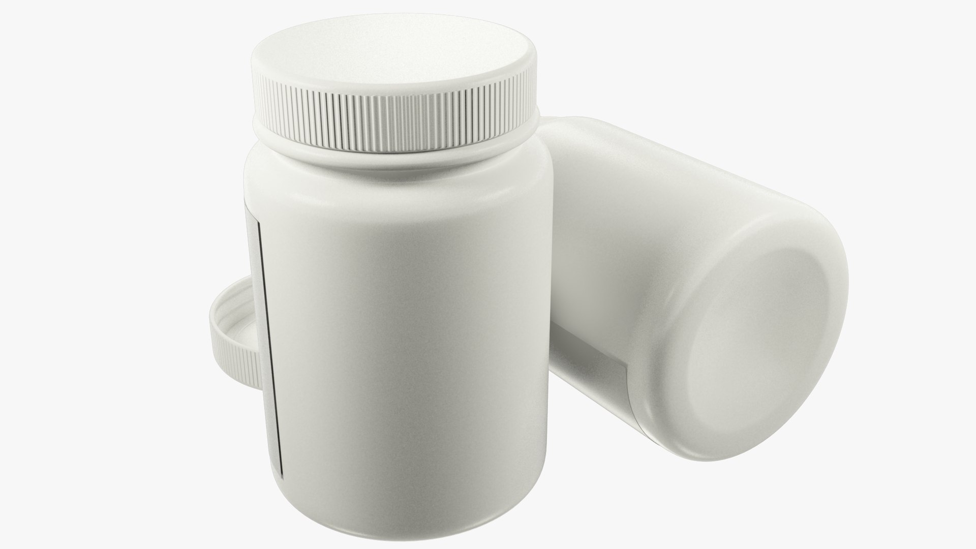 Plastic Jar Pills 3D Model - TurboSquid 1555116
