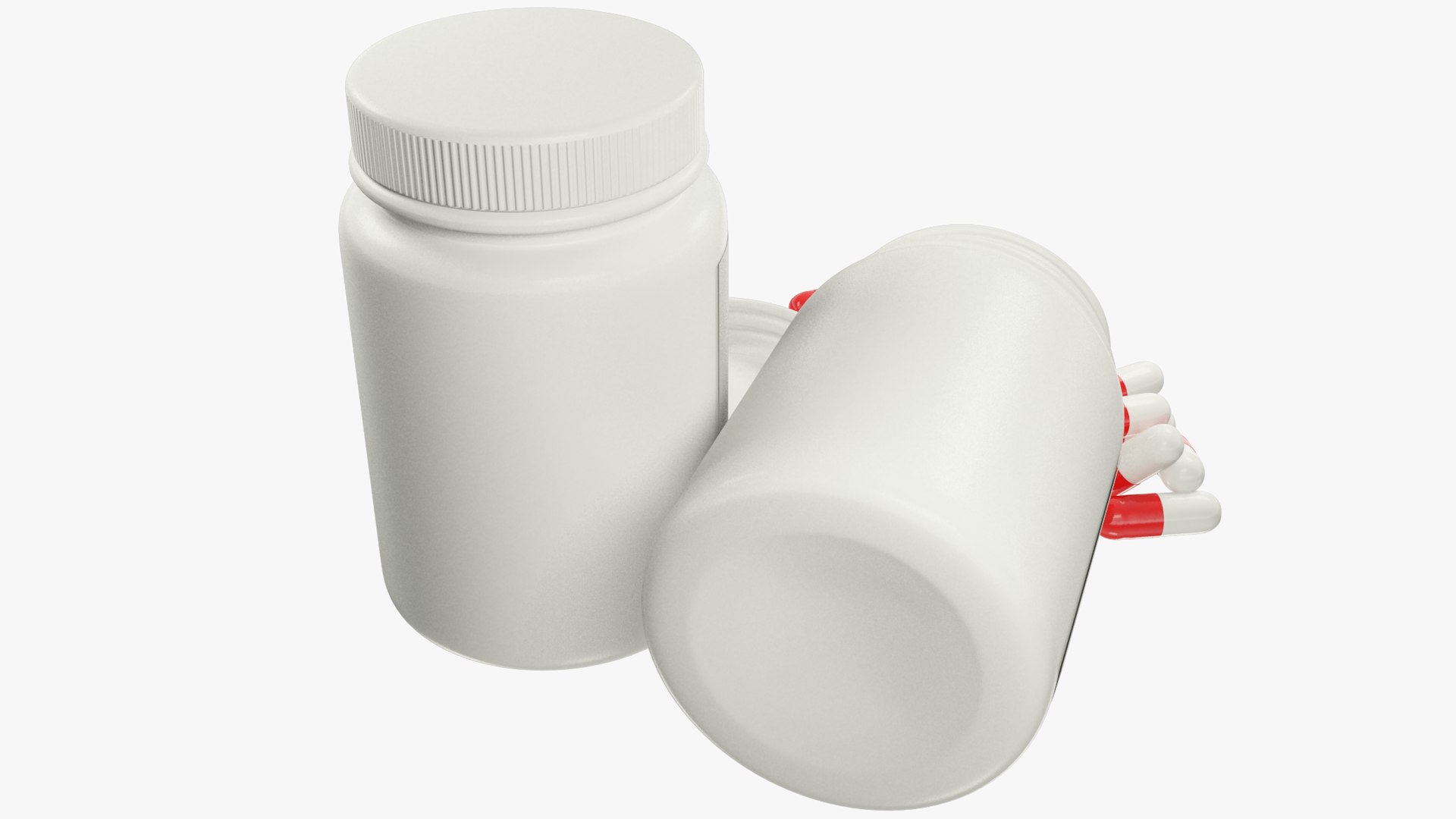 Plastic Jar Pills 3D Model - TurboSquid 1555116