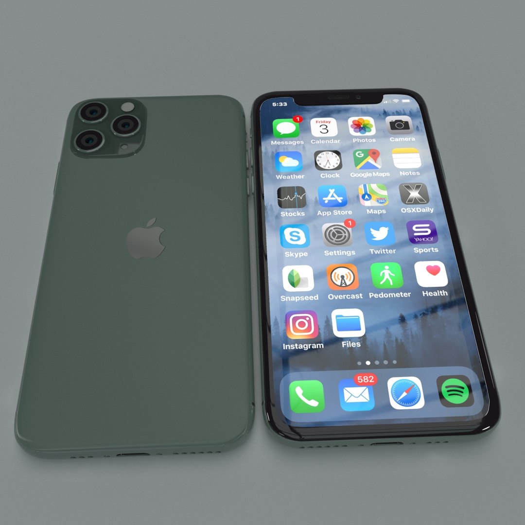 3D cell phone 11pro - TurboSquid 1530917