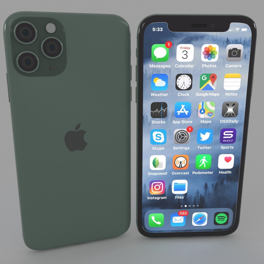 3D cell phone 11pro - TurboSquid 1530917