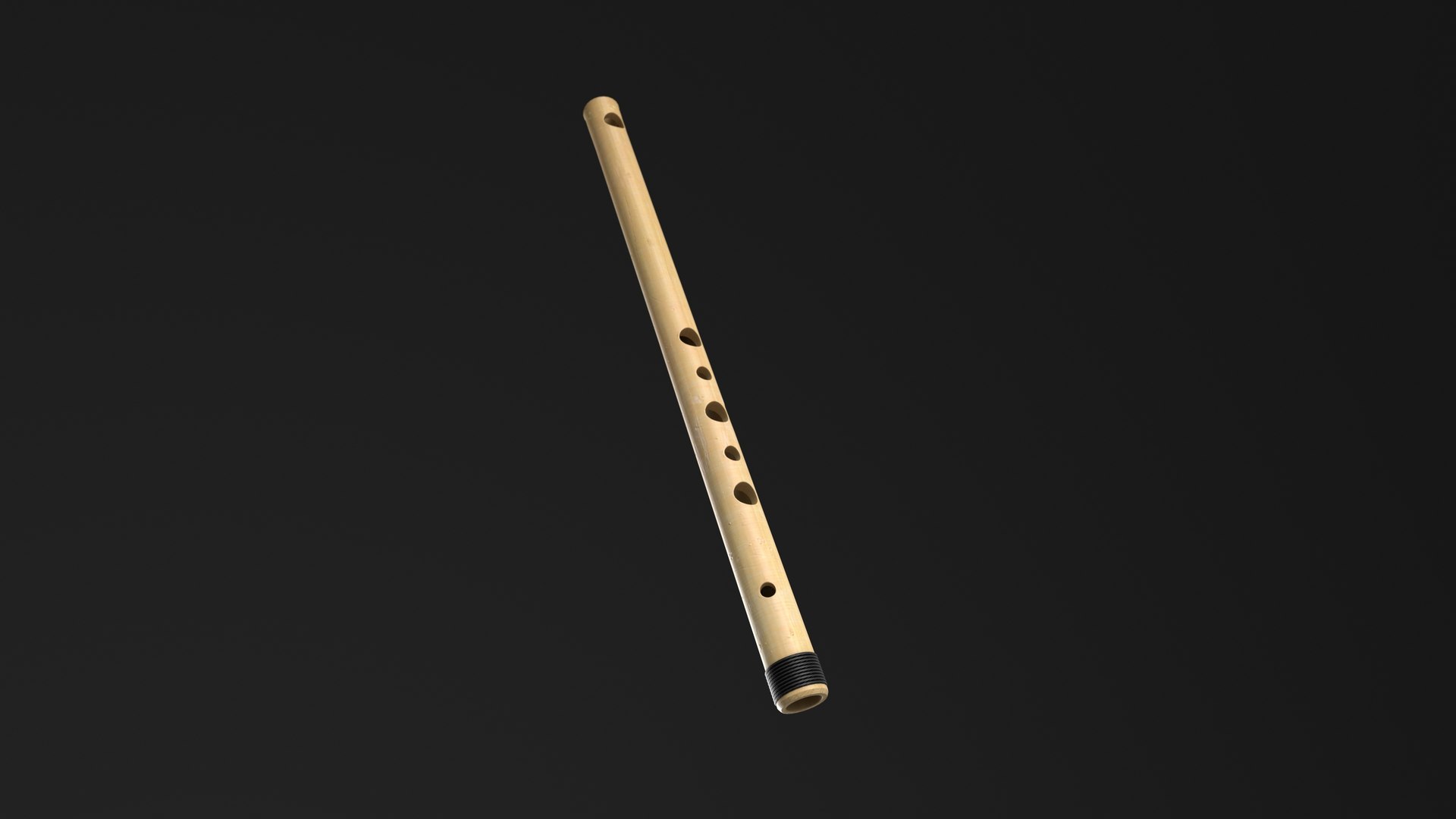 Flute Wooden 3D Model - TurboSquid 2107502