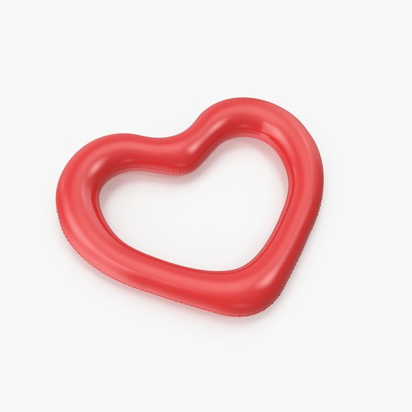 3D model Red Heart Pool Float - TurboSquid 1752761