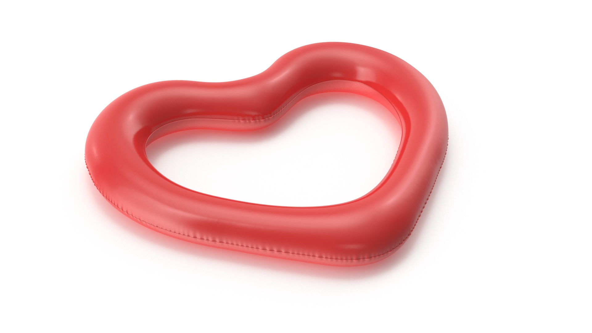 3D model Red Heart Pool Float - TurboSquid 1752761