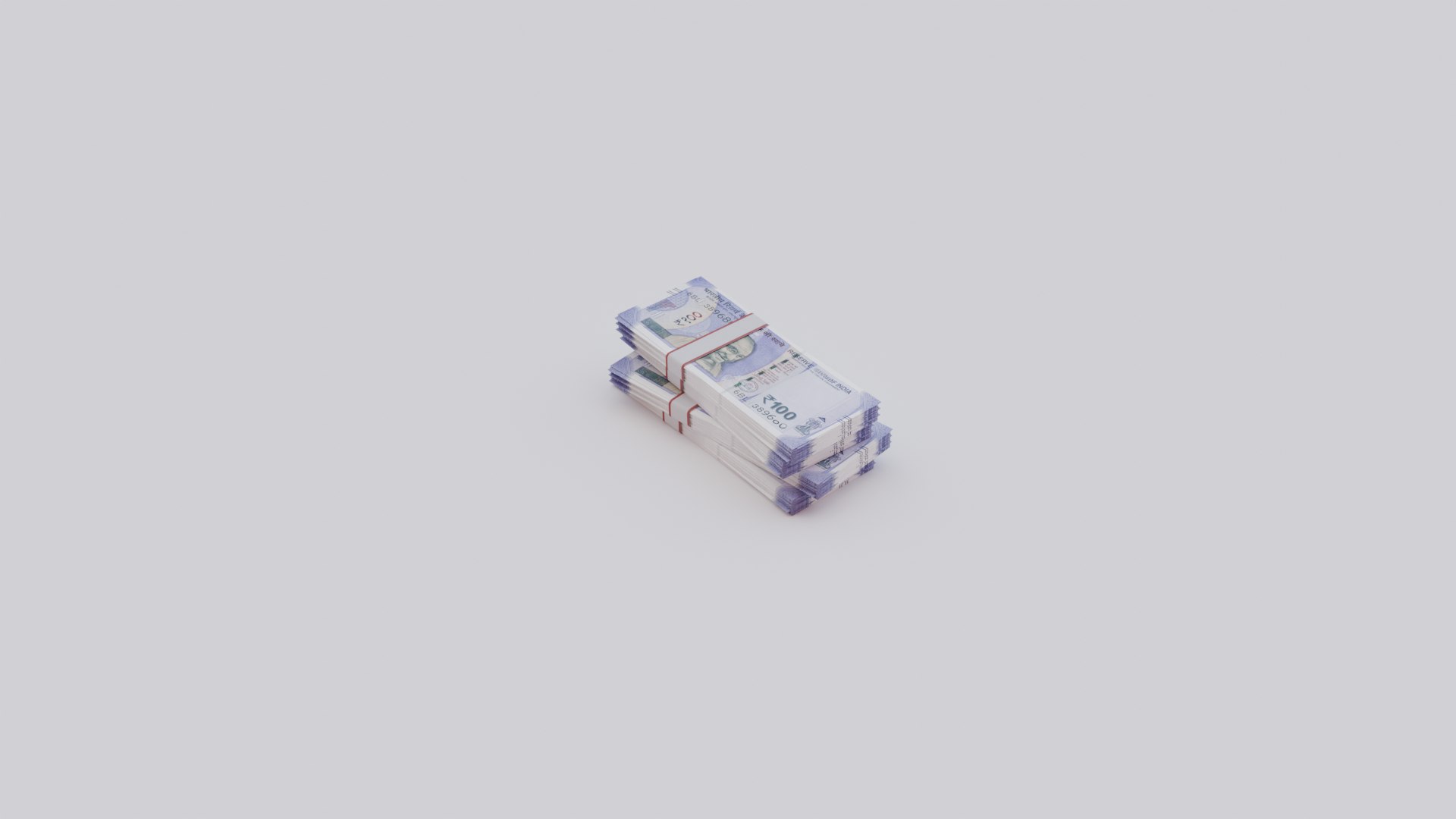 3D 100 Indian Rupee INR Currency - TurboSquid 2380204