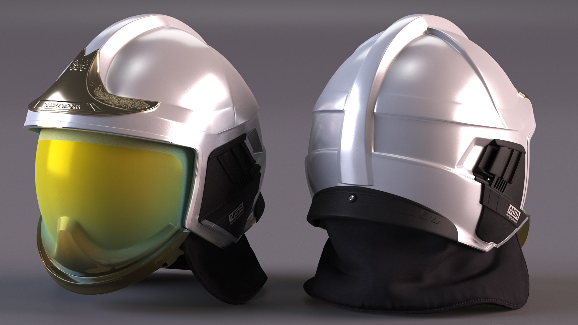 3D Model Cairns Xf1 Helmet Silver - TurboSquid 1685542