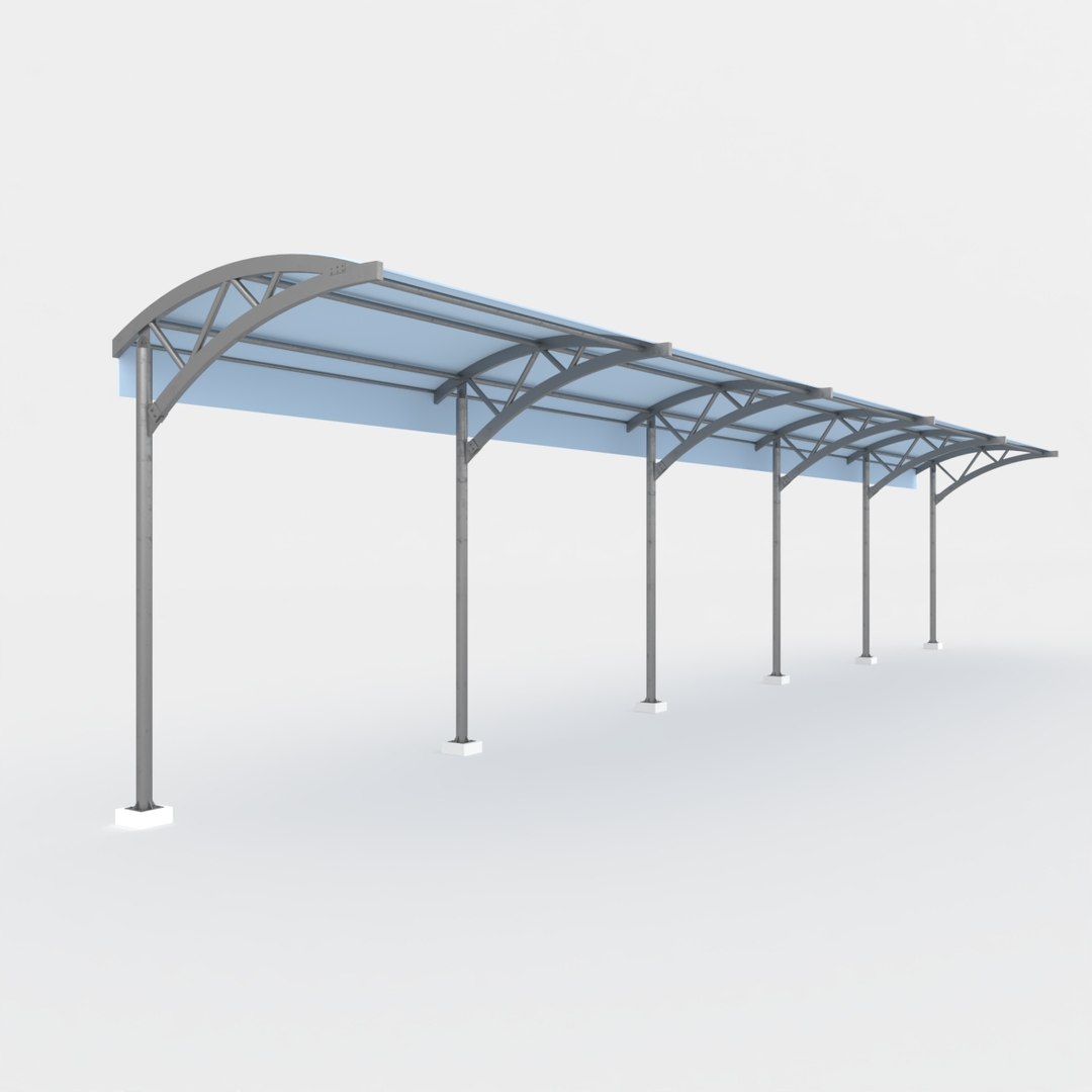 Sunshades Canopy Model - TurboSquid 2032769