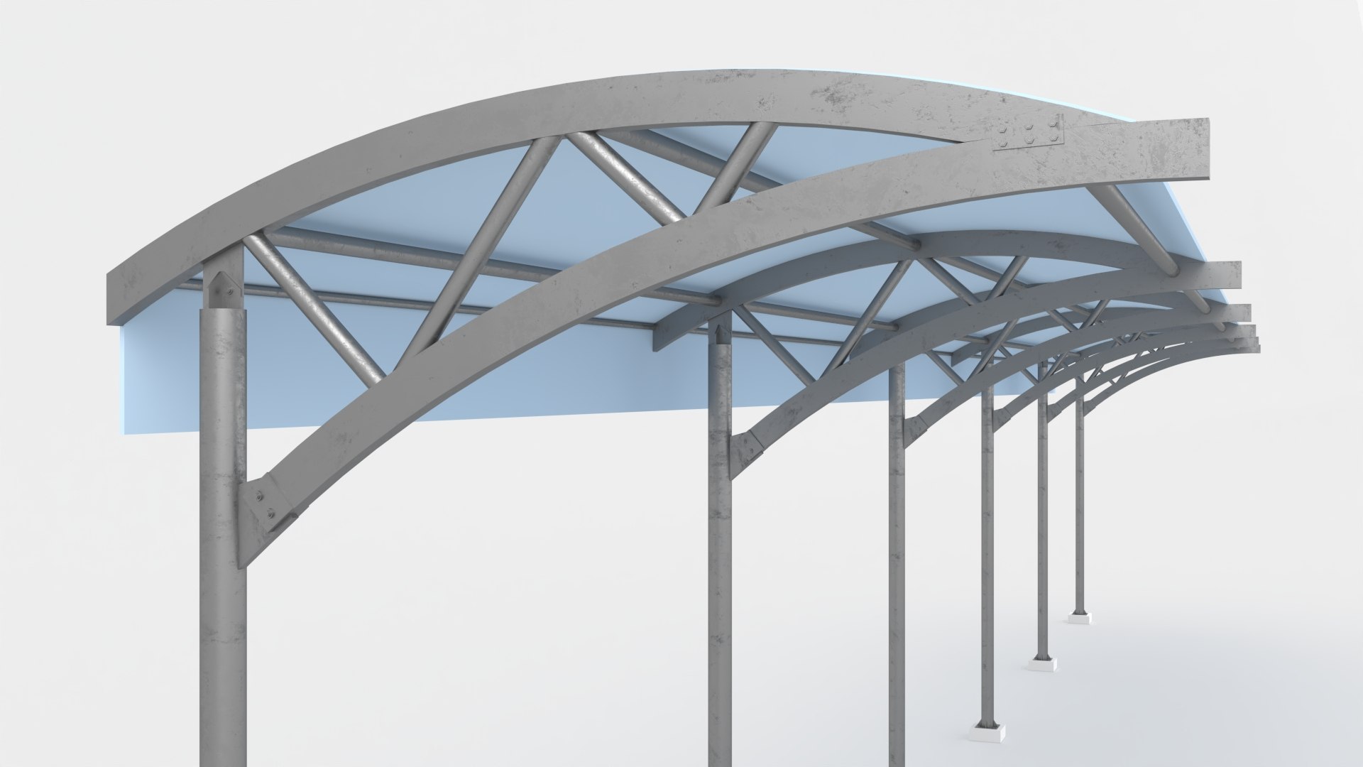 Sunshades Canopy Model - TurboSquid 2032769