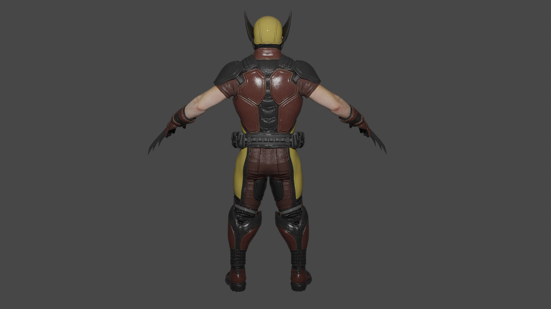 3D Wolverine Classic Suit Model - TurboSquid 2268832