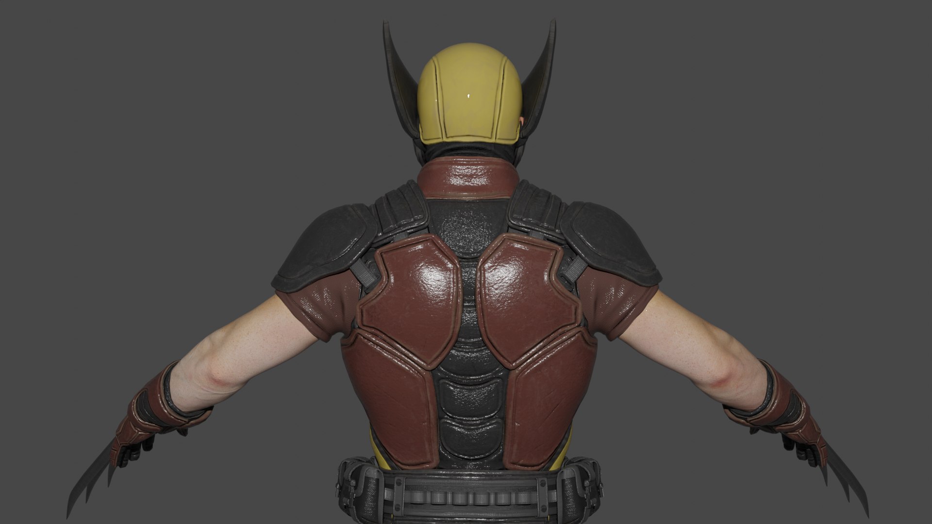 3D Wolverine Classic Suit Model - TurboSquid 2268832