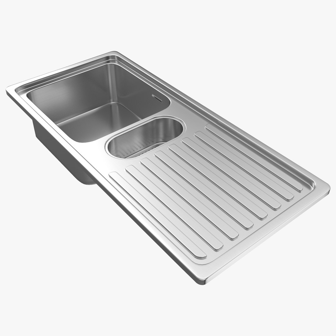 3D Alpes-Inox Kitchen Sink Collection Model - TurboSquid 1989957