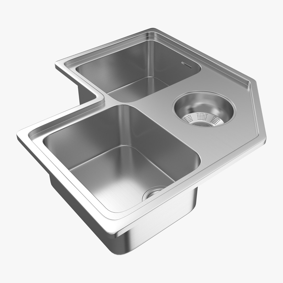 3D Alpes-Inox Kitchen Sink Collection Model - TurboSquid 1989957