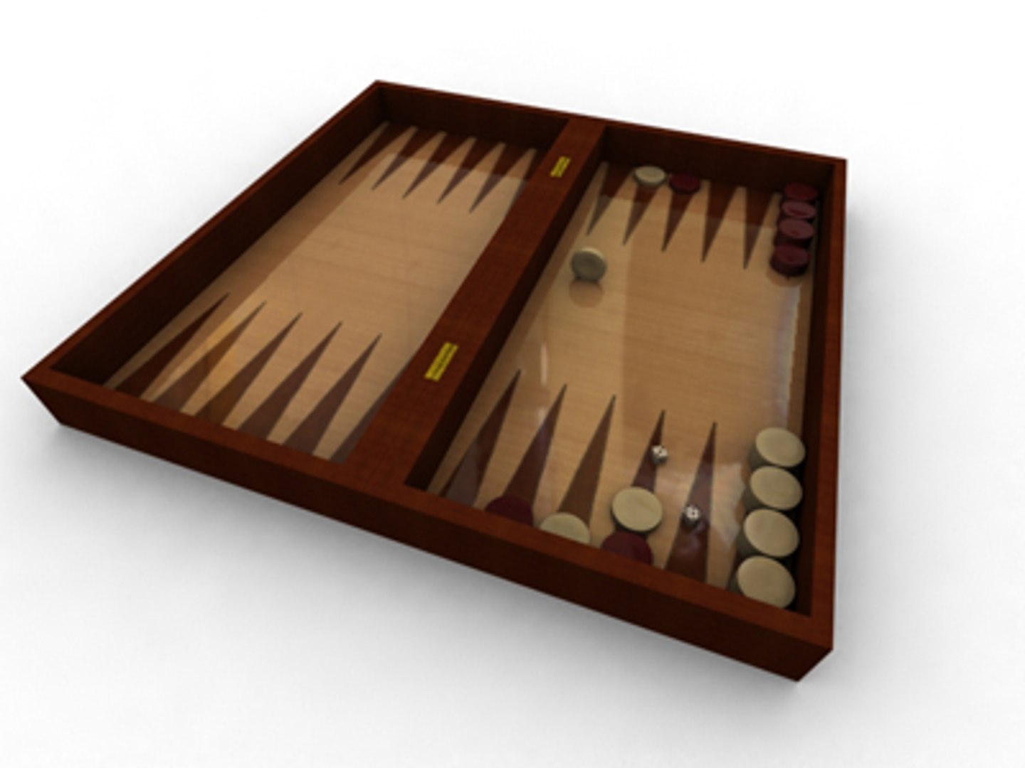 board tawla 3d model