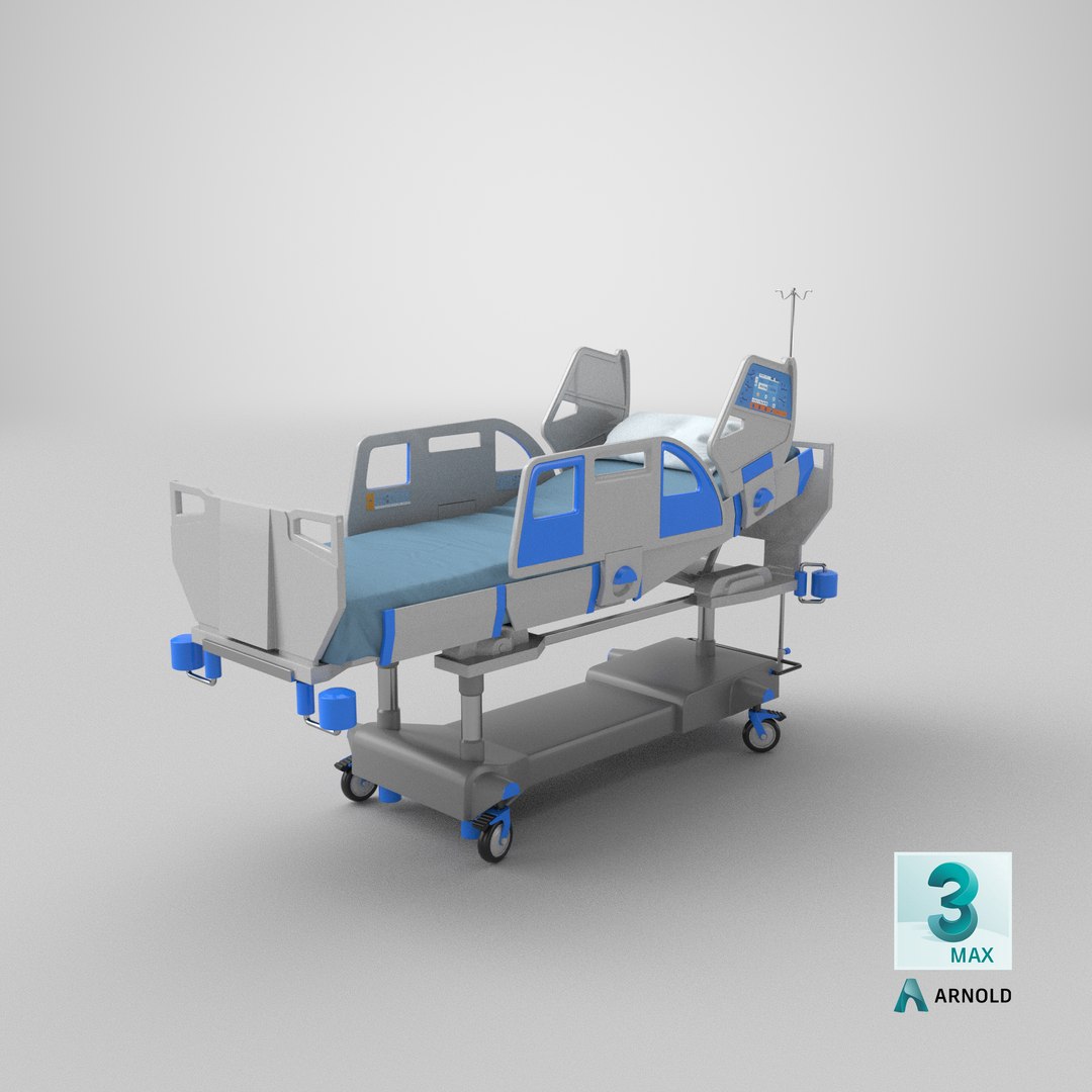 Medical bed 3D model - TurboSquid 1641714