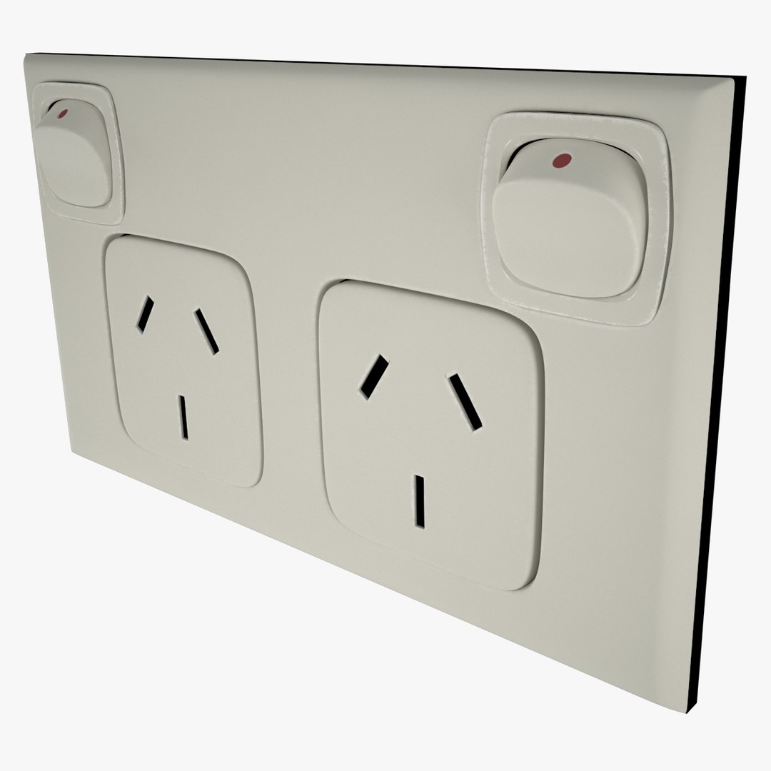Electrical outlet 3D model - TurboSquid 1251232