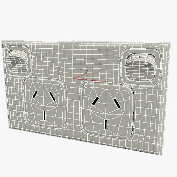Electrical outlet 3D model - TurboSquid 1251232
