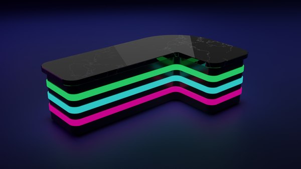 modelo 3d Barra de neón actualizada - TurboSquid 2015791